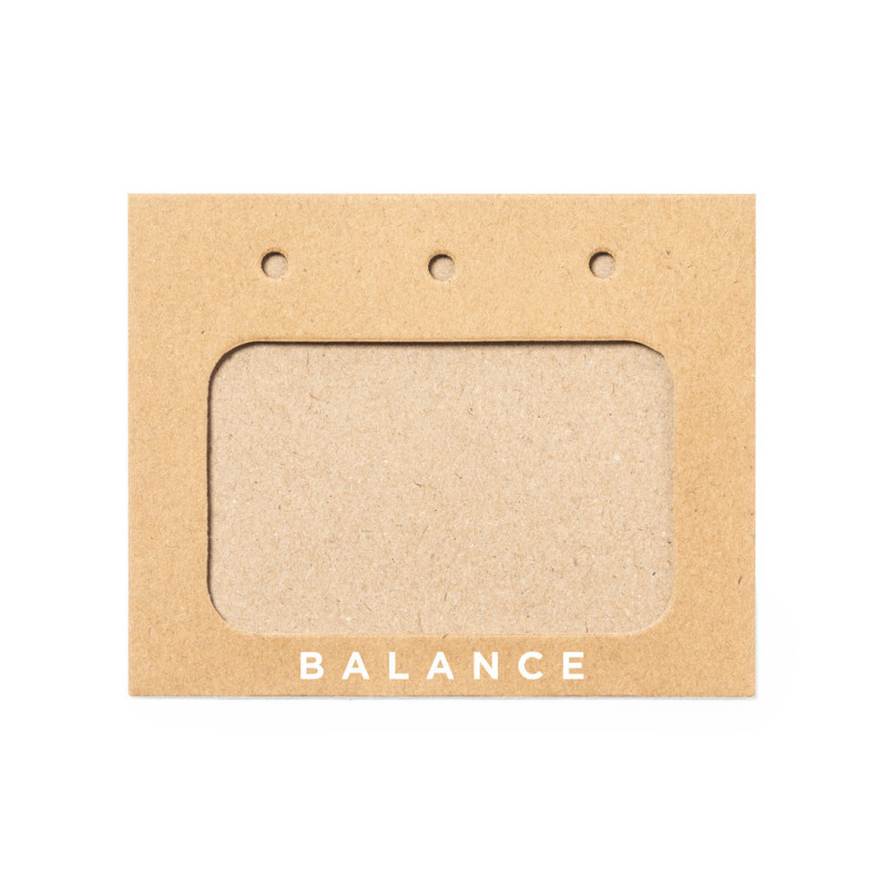 Porte badge en carton personnalisable - laboiteaobjets.com
