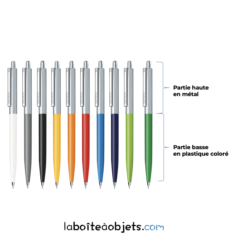 Stylo personnalisable Senator ® Point métal - laboiteaobjets.com