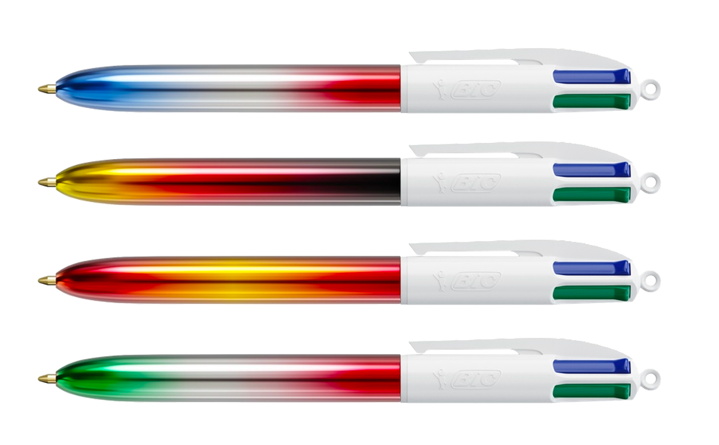 Les nouveautés du stylo BIC 4 couleurs personnalisé - laboiteaobjets.com